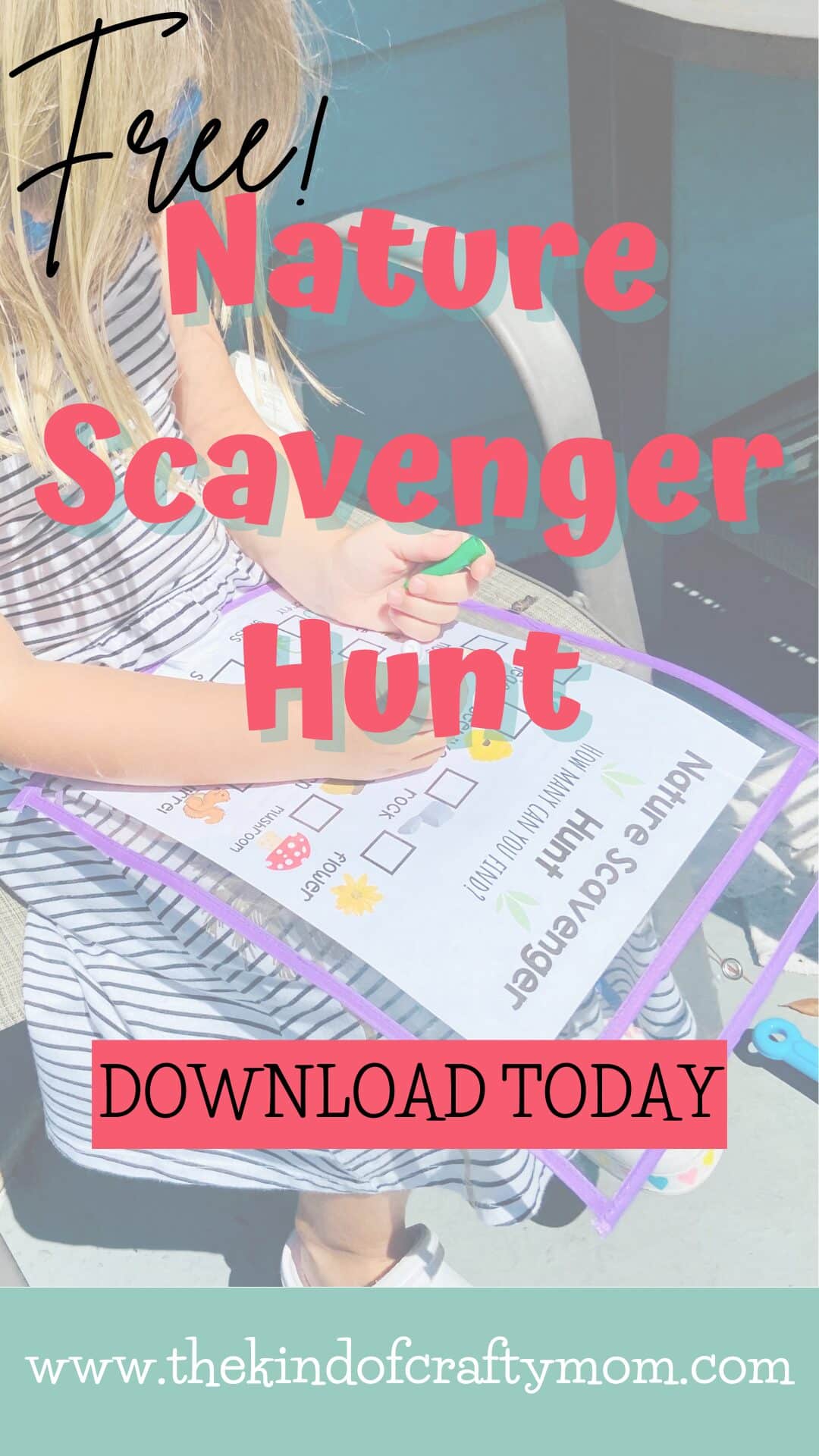 Super Fun Nature Scavenger Hunt (Freebie!) - The Crafty Christian Mom