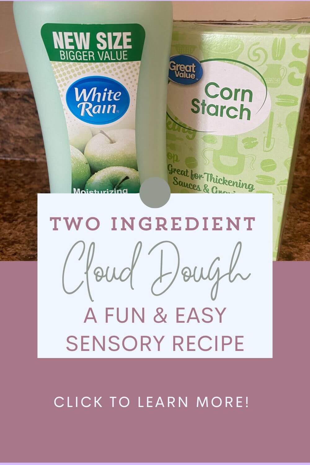 Easy and Fun Cloud Dough Recipe with Conditioner and Cornstarch - The ...