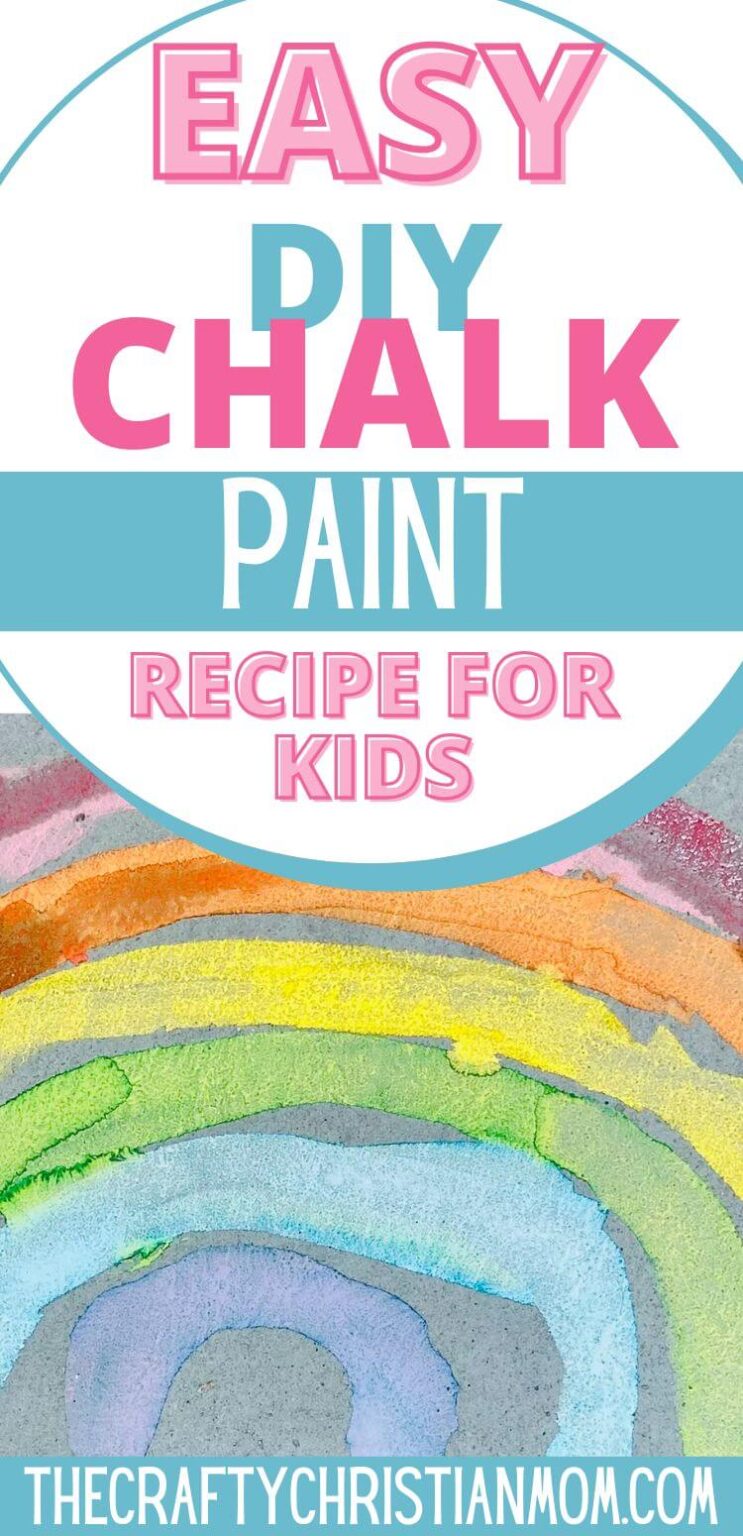 Easy DIY Chalk Paint Recipe for Kids (Only 3 Ingredients!) - The Crafty ...