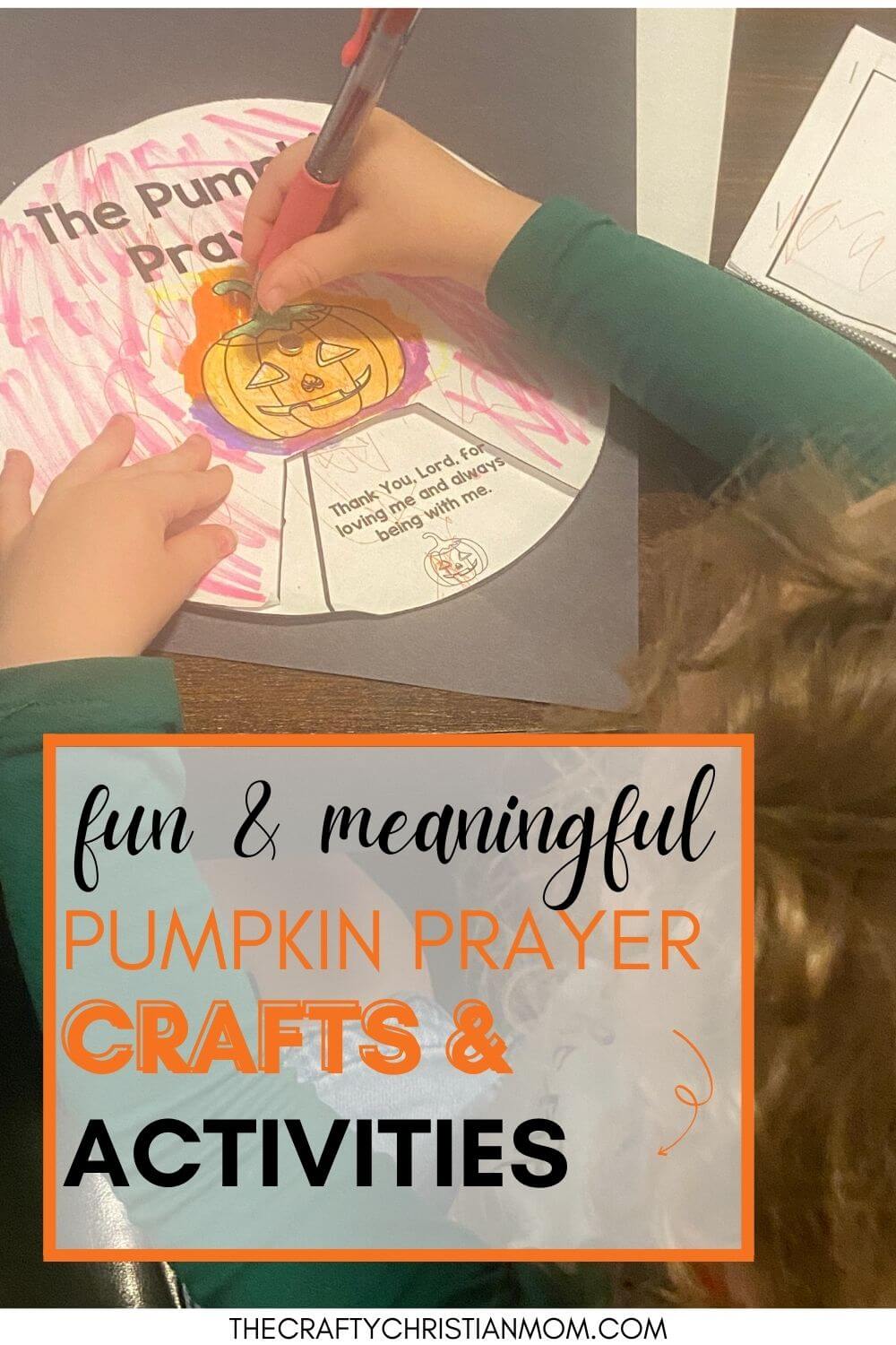 Pumpkin Prayer Printable Activities for Kids: A Fun Christian Halloween ...